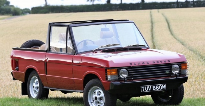 Zeldzame Range Rover Convertible kost minder dan Evoque | Auto55.be ...
