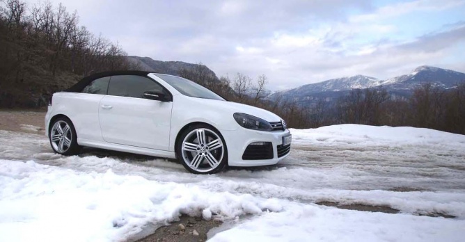 VW Golf R Cabrio | Auto55.be | Tests